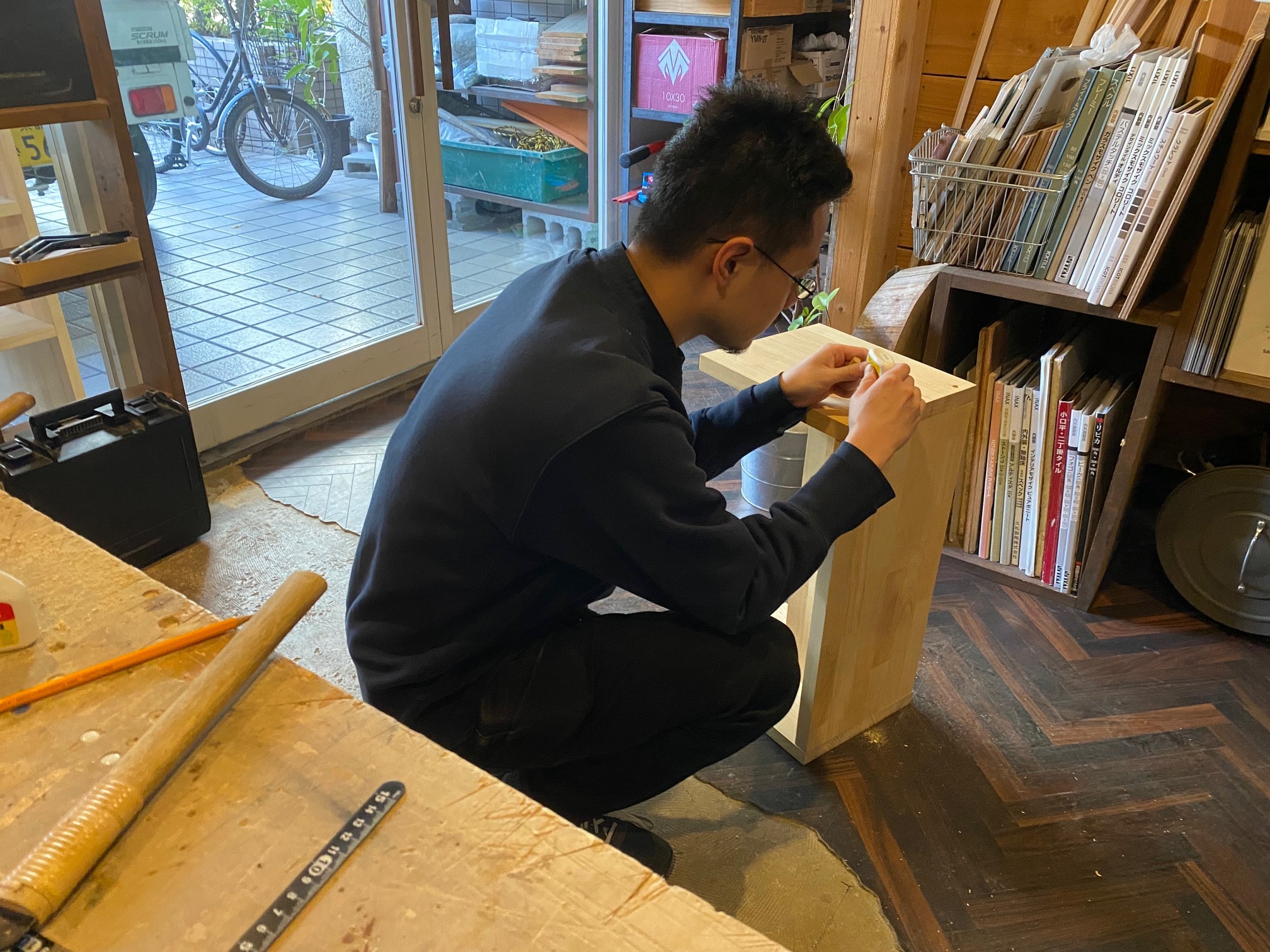 京都でサイドテーブルづくり体験 | DIY WORKS KYOTO